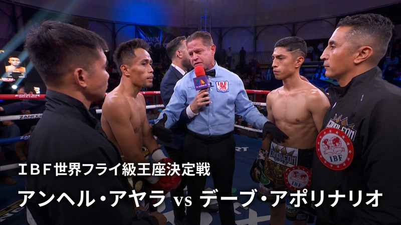 エキサイトマッチ2024～世界プロボクシング IBF世界フライ級王座決定戦 アンヘル・アヤラ vs デーブ・アポリナリオ | WOWOWオンデマンドで見る