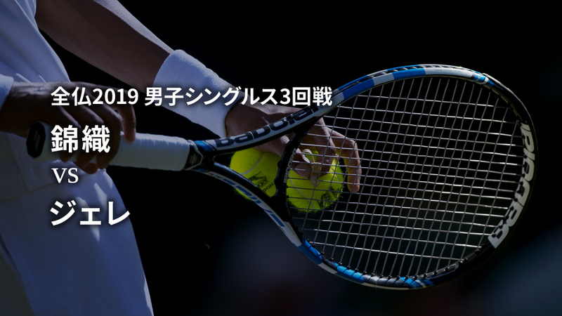 テニスグランドスラム名勝負選 男子シングルス3回戦 全仏2019 錦織vsジェレ Wowowオンデマンドで見る