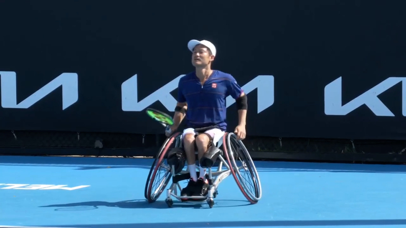 全豪オープンテニス2022【練習・記者会見】 大会第11日 国枝慎吾 練習 Wowowオンデマンドで見る
