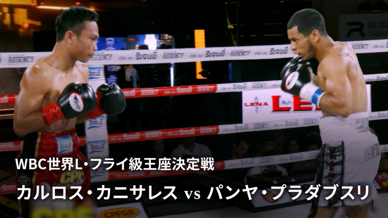 エキサイトマッチ2024～世界プロボクシング WBC世界L・フライ級王座決定戦 カルロス・カニサレスvsパンヤ・プラダブスリ | WOWOWオンデマンドで見る