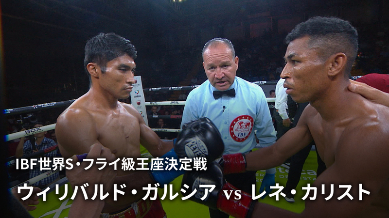 エキサイトマッチ～世界プロボクシング IBF世界S・フライ級王座決定戦 ウィリバルド・ガルシア vs レネ・カリスト | WOWOWオンデマンドで見る
