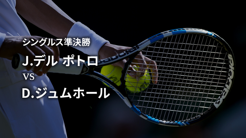 男子テニスatpワールドツアー2018 250 ロスカボス シングルス準決勝 Jデル ポトロ Vs Dジュムホール Wowow