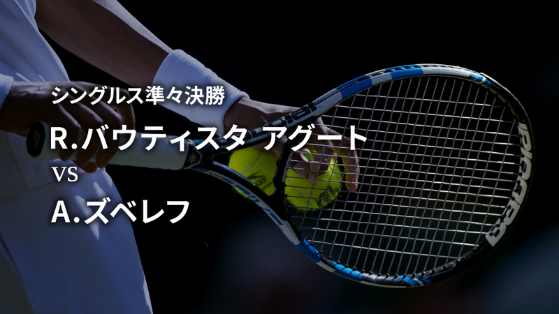 男子テニスatpワールドツアー2018 500 バーゼル シングルス準々決勝 Rバウティスタ アグート Vs Aズベレフ Wowow