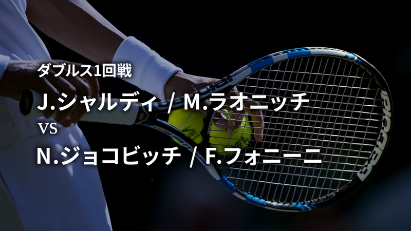 男子テニスatpツアー2019 マスターズ1000 インディアンウェルズ ダブルス1回戦 Jシャルディ Mラオニッチ Vs N