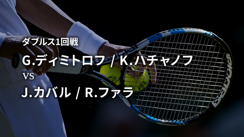 男子テニスatpツアー2019 マスターズ1000 マドリード ダブルス1回戦 Gディミトロフ Kハチャノフ Vs Jカバル R