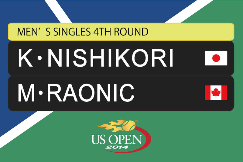 全米オープンテニス2014【男子】 2014年 全米 4回戦 錦織圭 Vs M・ラオニッチ Wowowオンデマンドで見る