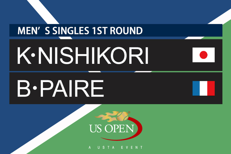 全米オープンテニス2015【男子】 2015年 全米 1回戦 錦織 圭 Vs B・ペール Wowowオンデマンドで見る