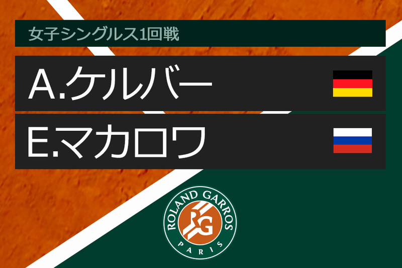 【ダイジェスト】全仏オープンテニス2017 女子シングルス1回戦 Aケルバー Vs Eマカロワ Wowowオンデマンドで見る