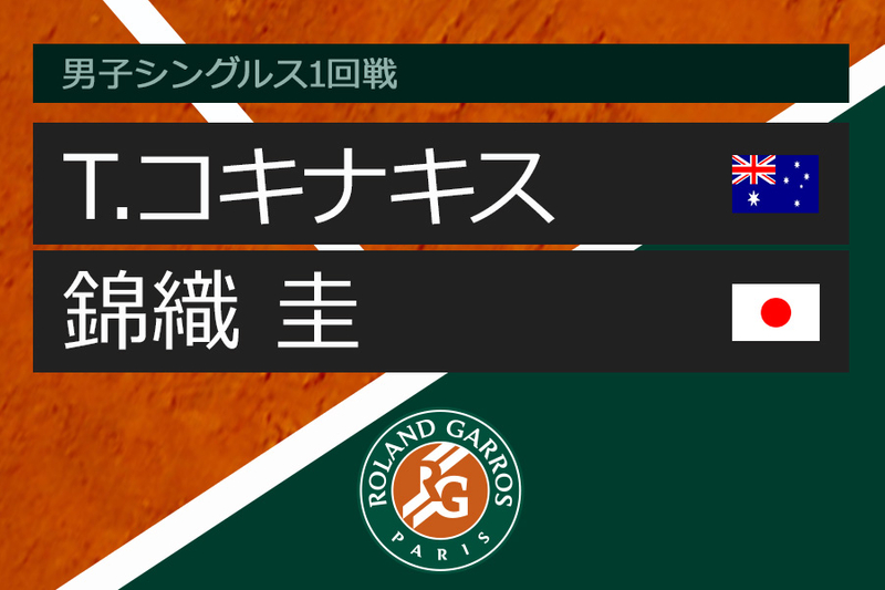 【ダイジェスト】全仏オープンテニス2017 男子シングルス1回戦 Tコキナキス Vs 錦織 圭 Wowowオンデマンドで見る