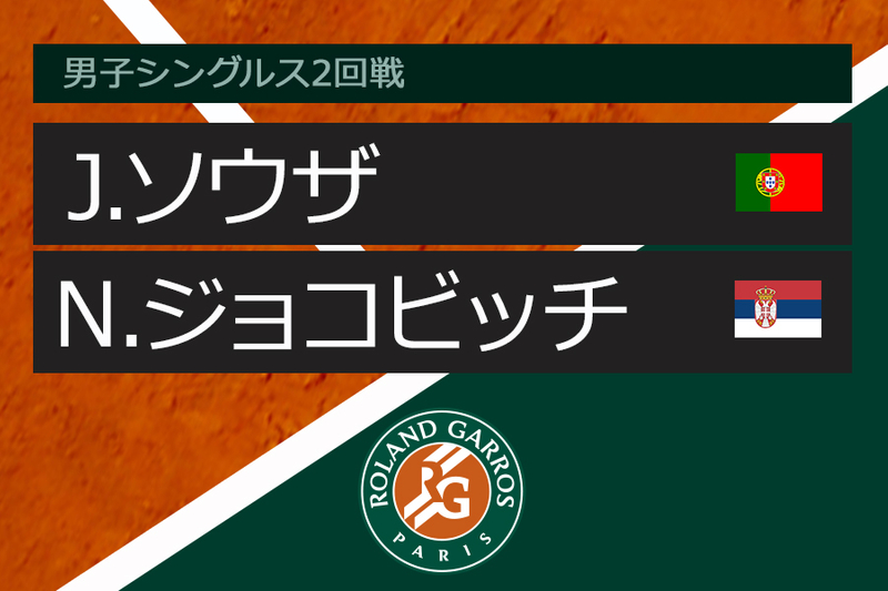 【ダイジェスト】全仏オープンテニス2017 男子シングルス2回戦 Jソウザ Vs Nジョコビッチ Wowowオンデマンドで見る