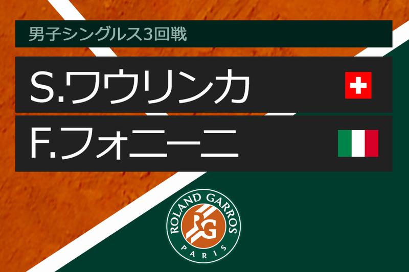 【ダイジェスト】全仏オープンテニス2017 男子シングルス3回戦 Sワウリンカ Vs Fフォニーニ Wowowオンデマンドで見る