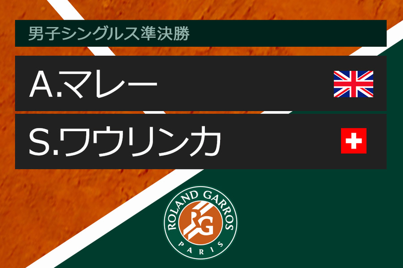 【ダイジェスト】全仏オープンテニス2017 男子シングルス準決勝 Aマレー Vs Sワウリンカ Wowowオンデマンドで見る