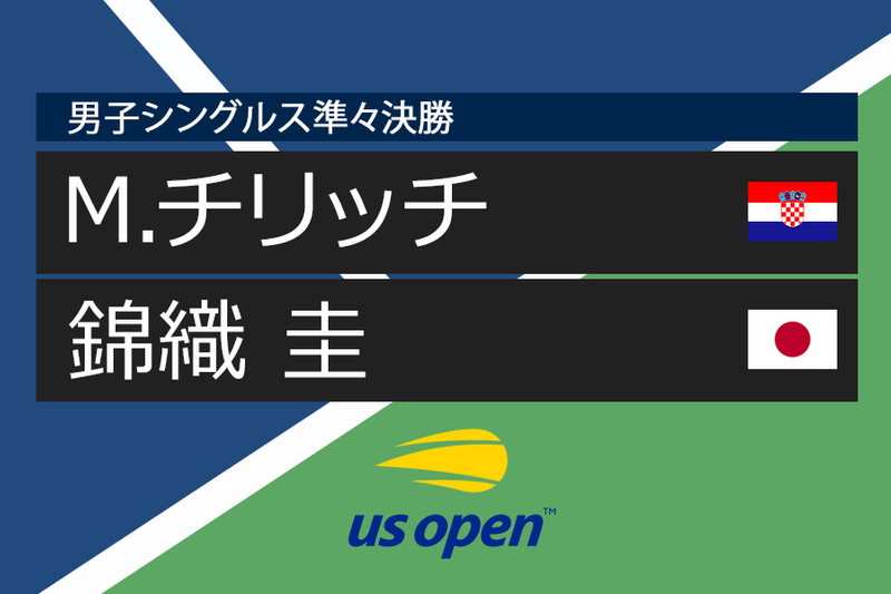全米オープンテニス2018【男子】 2018年 全米 準々決勝 Mチリッチ Vs 錦織 圭 Wowowオンデマンドで見る