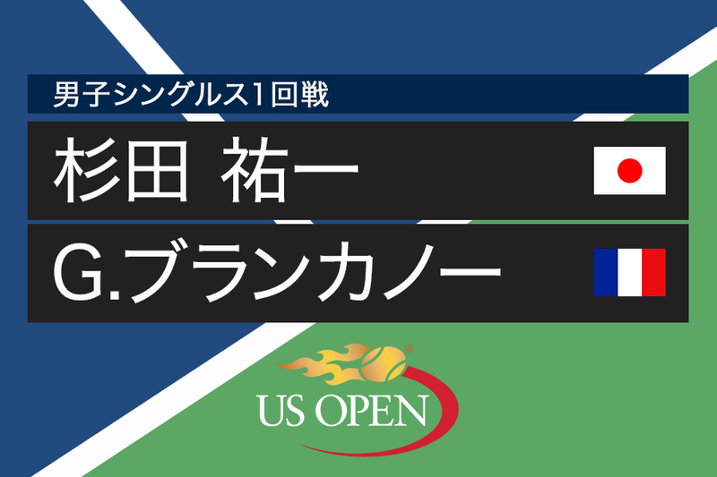 【ダイジェスト】全米オープンテニス2017 男子シングルス1回戦 杉田 祐一 Vs Gブランカノー Wowowオンデマンドで見る