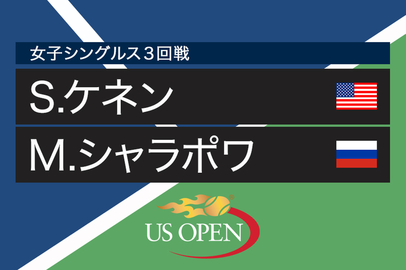 【ダイジェスト】全米オープンテニス2017 女子シングルス3回戦 Sケネン Vs Mシャラポワ Wowowオンデマンドで見る