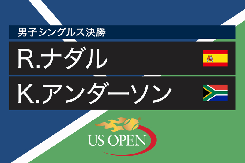 全米オープンテニス2017【男子】 決勝 Rナダル Vs Kアンダーソン Wowowオンデマンドで見る
