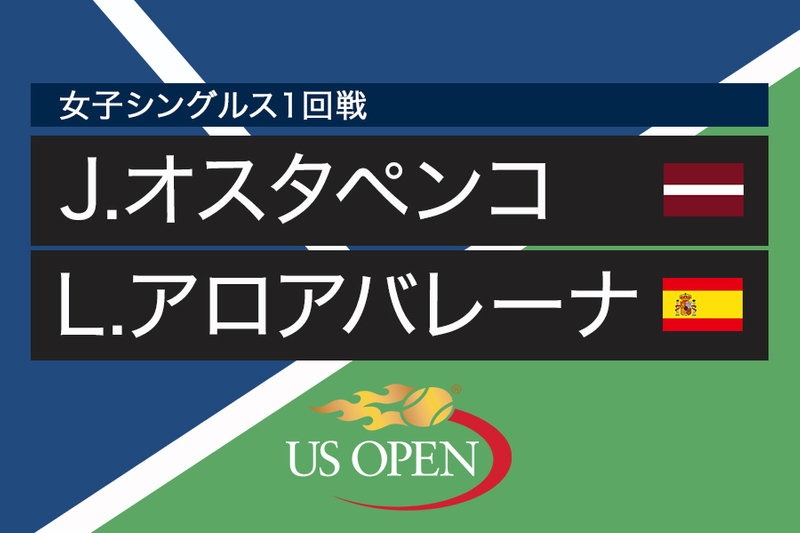 全米オープンテニス2017【女子】 1回戦 Jオスタペンコ Vs Lアロアバレーナ Wowowオンデマンドで見る