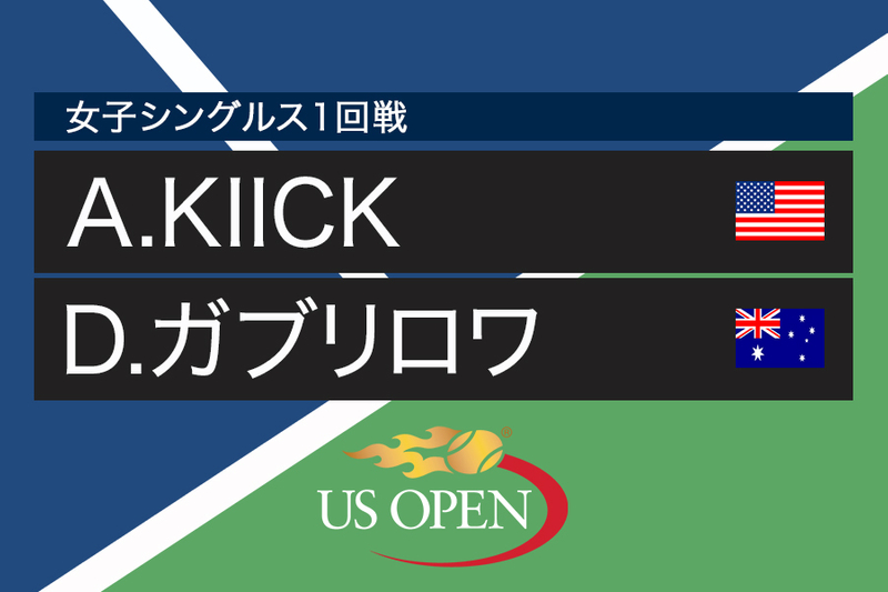 全米オープンテニス2017【女子】 1回戦 Akiick Vs Dガブリロワ Wowowオンデマンドで見る