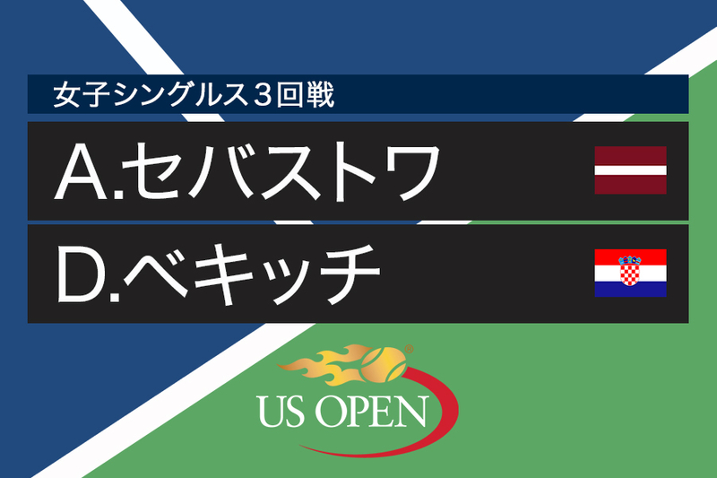 全米オープンテニス2017【女子】 3回戦 Aセバストワ Vs Dベキッチ Wowowオンデマンドで見る