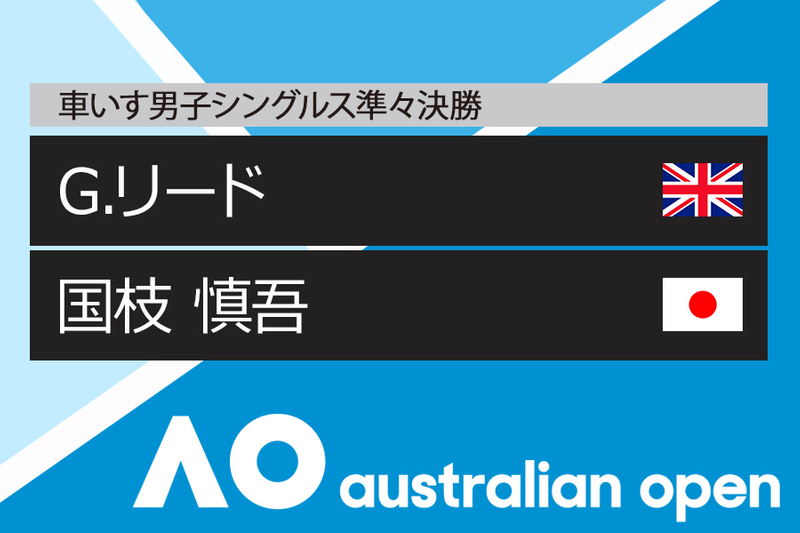全豪オープンテニス2018【車いす】 男子シングルス準々決勝 Gリード Vs 国枝 慎吾 Wowowオンデマンドで見る