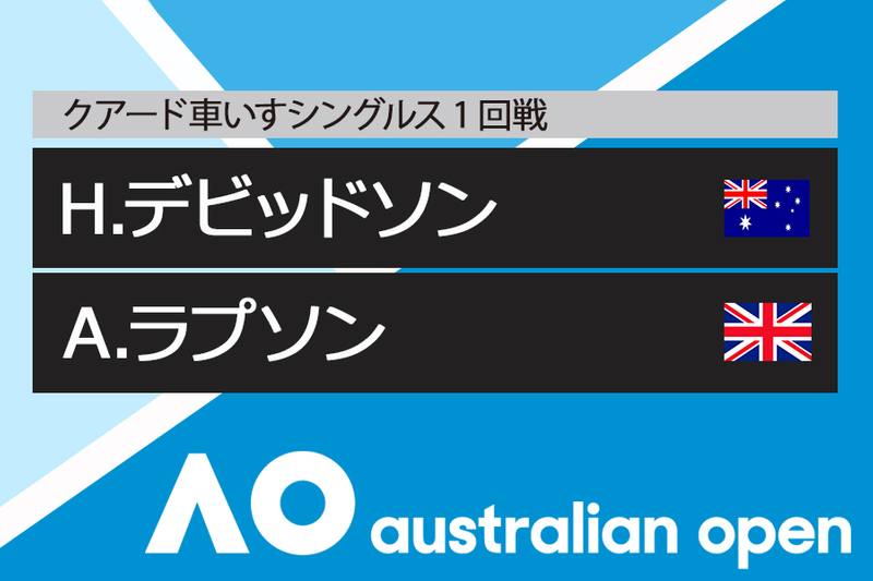 全豪オープンテニス2018【車いす】 クアードシングルス1回戦 Hデビッドソン Vs Aラプソン Wowowオンデマンドで見る