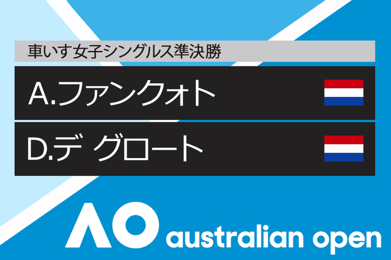 全豪オープンテニス2018【車いす】 女子シングルス準決勝 Aファンクォト Vs Dデ グロート Wowowオンデマンドで見る