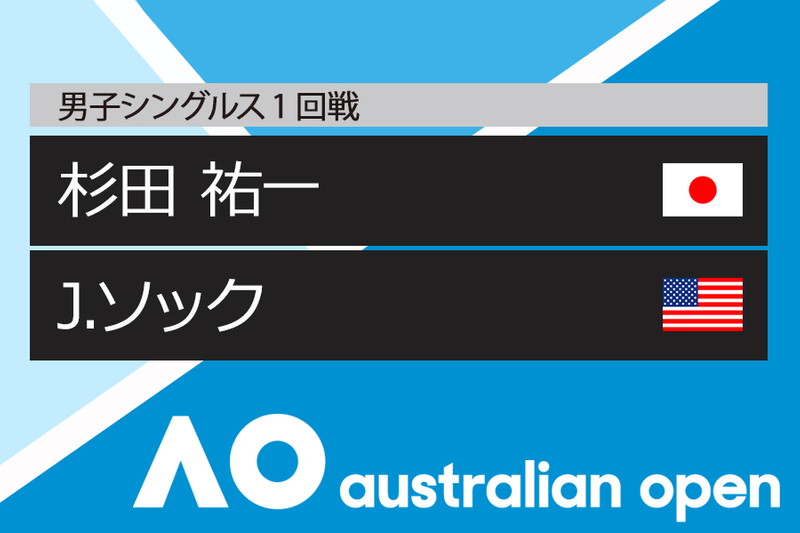 【ダイジェスト】全豪オープンテニス2018 男子シングルス1回戦 杉田 祐一 Vs Jソック Wowowオンデマンドで見る