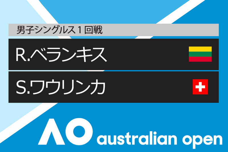 全豪オープンテニス2018【男子】 1回戦 Rベランキス Vs Sワウリンカ Wowowオンデマンドで見る