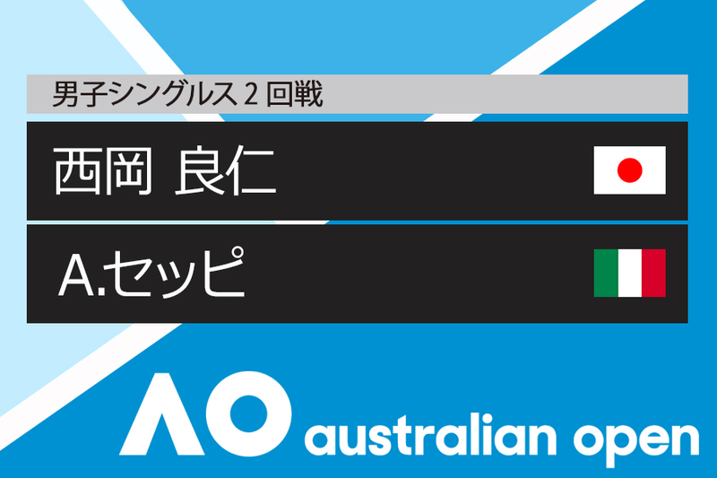【ダイジェスト】全豪オープンテニス2018 男子シングルス2回戦 西岡 良仁 Vs Aセッピ Wowowオンデマンドで見る