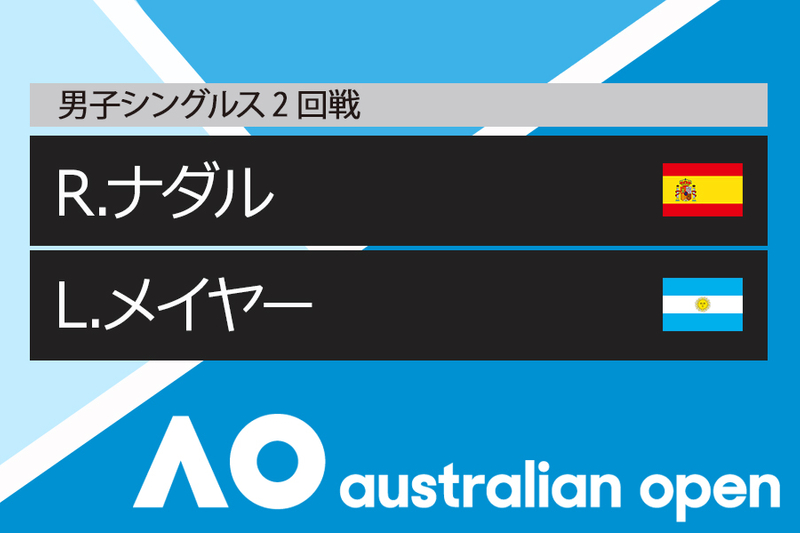 【ダイジェスト】全豪オープンテニス2018 男子シングルス2回戦 Rナダル Vs Lメイヤー Wowowオンデマンドで見る