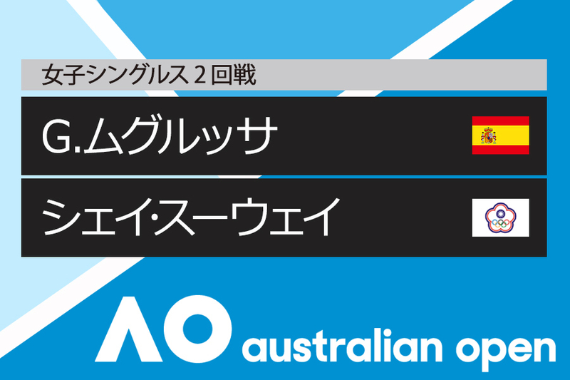 【ダイジェスト】全豪オープンテニス2018 女子シングルス2回戦 Gムグルッサ Vs シェイ・スーウェイ Wowowオンデマンドで見る