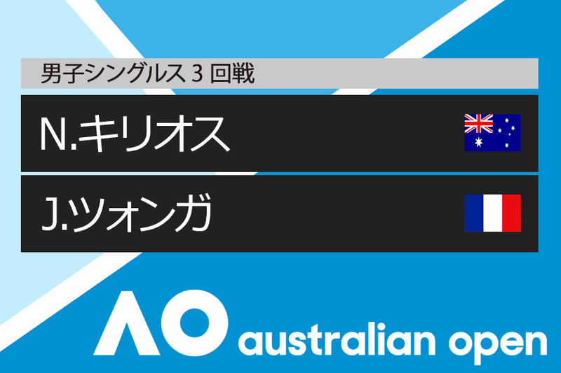 【ダイジェスト】全豪オープンテニス2018 男子シングルス3回戦 Nキリオス Vs Jツォンガ Wowowオンデマンドで見る
