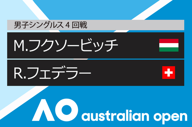 【ダイジェスト】全豪オープンテニス2018 男子シングルス4回戦 Mフクソービッチ Vs Rフェデラー Wowowオンデマンドで見る