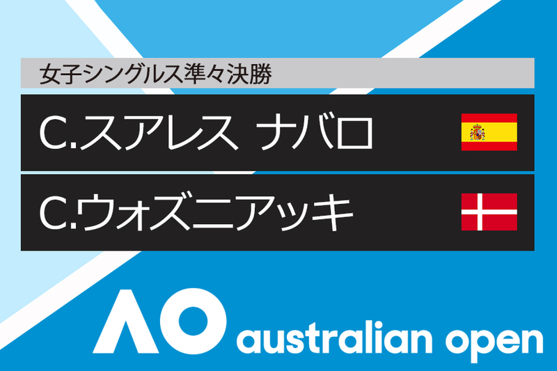 【ダイジェスト】全豪オープンテニス2018 女子シングルス準々決勝 Cスアレス ナバロ Vs Cウォズニアッキ Wowowオンデマンドで見る