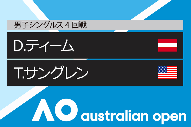 全豪オープンテニス2018【男子】 4回戦 Dティーム Vs Tサングレン Wowowオンデマンドで見る
