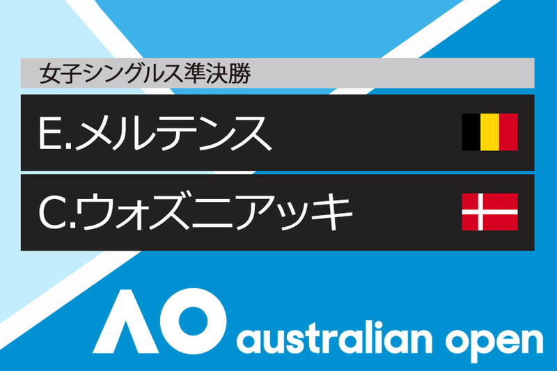 全豪オープンテニス2018【女子】 準決勝 Eメルテンス Vs Cウォズニアッキ Wowowオンデマンドで見る