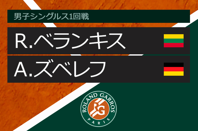 【ダイジェスト】全仏オープンテニス2018 男子シングルス1回戦 Rベランキス Vs Aズベレフ Wowowオンデマンドで見る