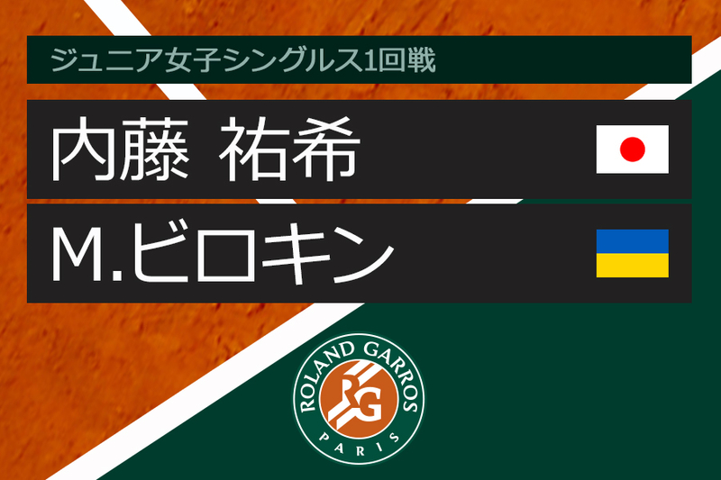 【ダイジェスト】全仏オープンテニス2018 ジュニア女子シングルス1回戦 内藤 祐希 Vs Mビロキン Wowowオンデマンドで見る