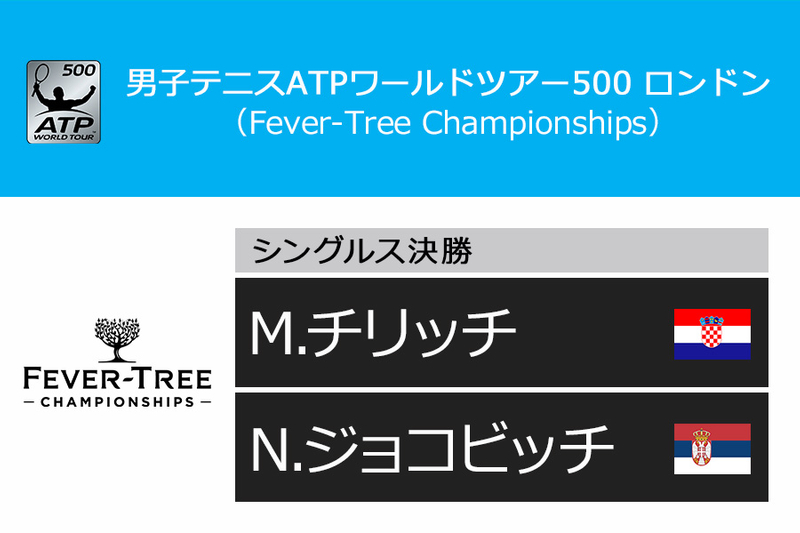 男子テニスatpワールドツアー2018 500 ロンドン シングルス決勝 Mチリッチ Vs Nジョコビッチ Wowowオンデマンドで見る