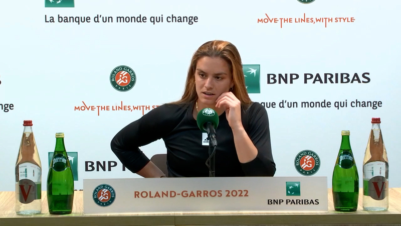 全仏オープンテニス2022 大会第1日 M サカーリ 記者会見 Wowowオンデマンドで見る
