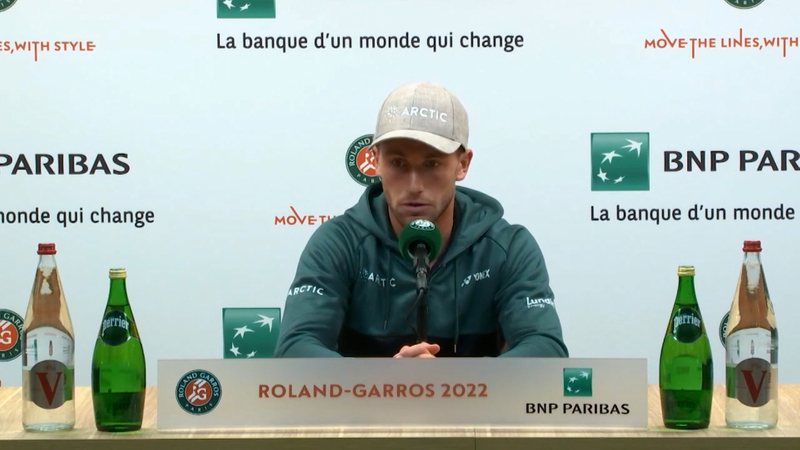 全仏オープンテニス2022 大会第3日 Cルード 記者会見 Wowowオンデマンドで見る