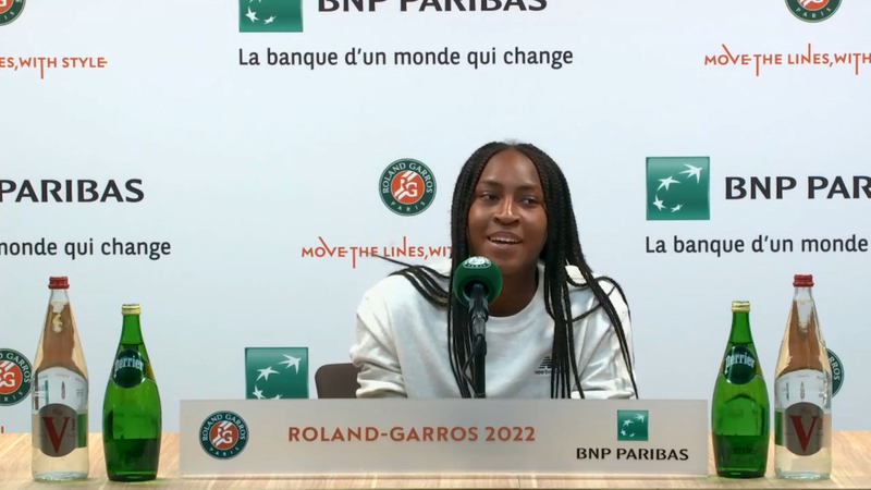 全仏オープンテニス2022 大会第4日 Cガウフ 記者会見 Wowowオンデマンドで見る