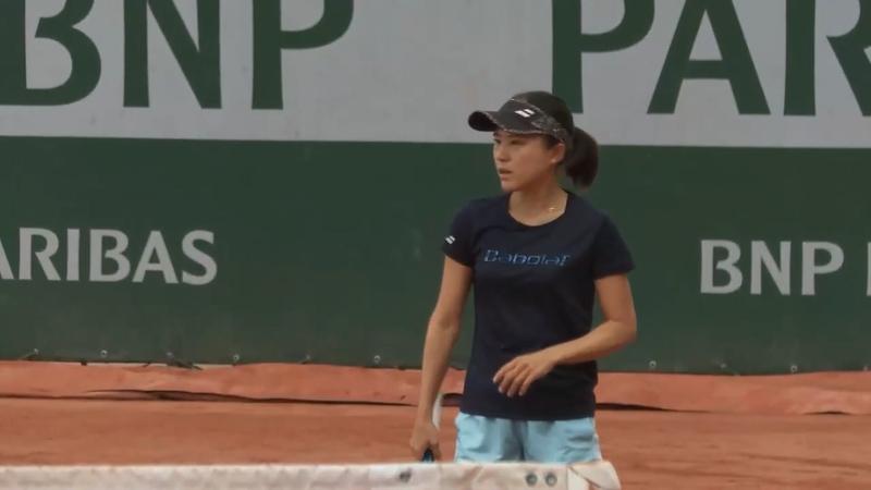 全仏オープンテニス2022 大会第5日 穂積絵莉&二宮真琴 練習 Wowowオンデマンドで見る