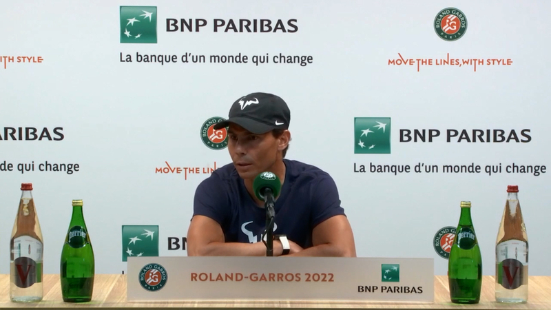 全仏オープンテニス2022 大会第6日 Rナダル 記者会見 Wowowオンデマンドで見る
