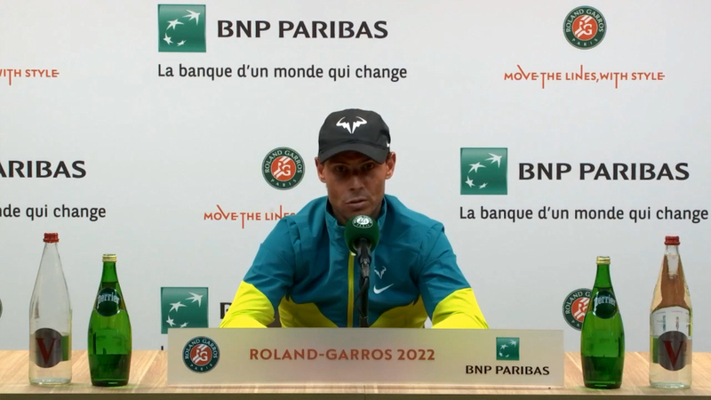 全仏オープンテニス2022 大会第10日 Rナダル 記者会見 Wowowオンデマンドで見る