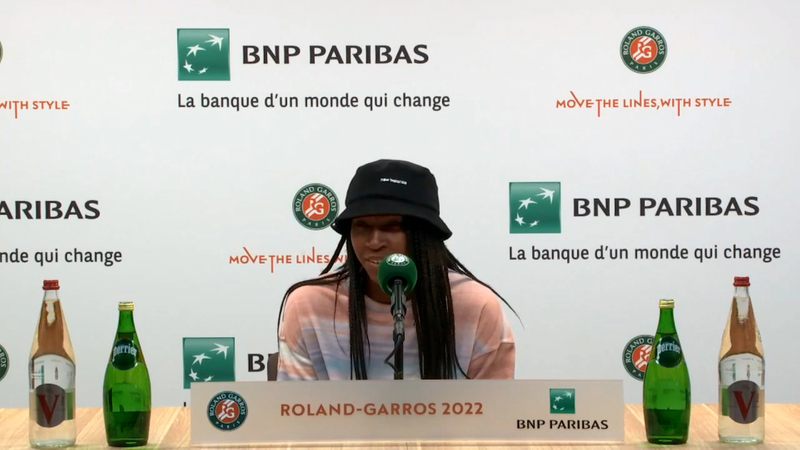 全仏オープンテニス2022 大会第12日 Cガウフ 記者会見 Wowowオンデマンドで見る