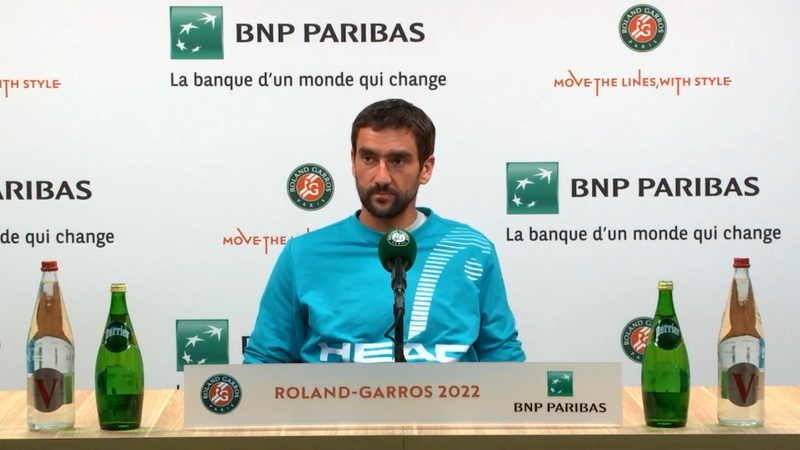 全仏オープンテニス2022 大会第13日 Mチリッチ 記者会見 Wowowオンデマンドで見る