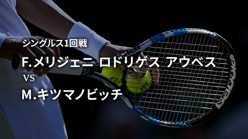 男子テニスatpツアー2022 500 リオデジャネイロ シングルス1回戦 Fメリジェニ ロドリゲス アウベス Vs Mキツマノビッチ