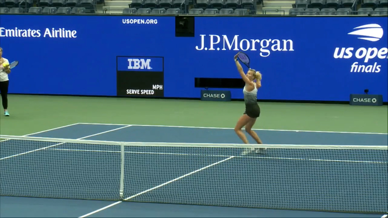 全米オープンテニス2022【特別映像】 大会最終日 カテリーナ・シニアコバandバーボラ・クレイチコバ練習 Wowowオンデマンドで見る