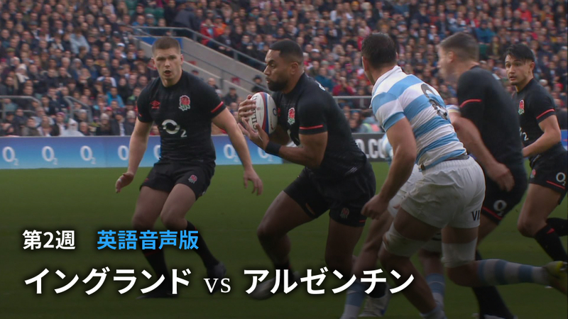 ラグビー テストマッチ 2022 オータム・ネーションズシリーズ 【現地映像フル配信】イングランドvsアルゼンチン【英語音声版